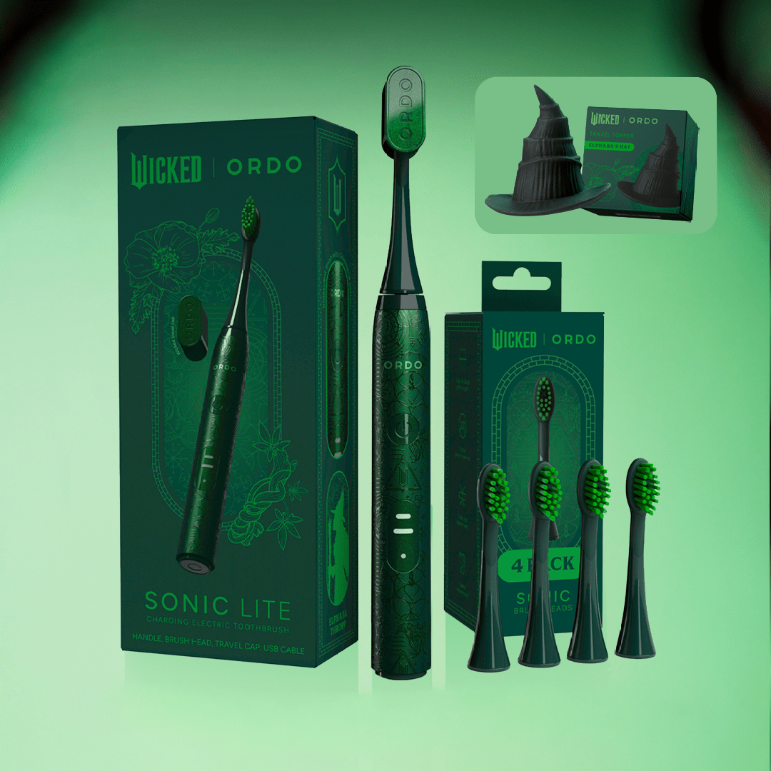 Ordo Sonic Lite Electric Toothbrush Bundle - Wicked - Elphaba Thropp ...